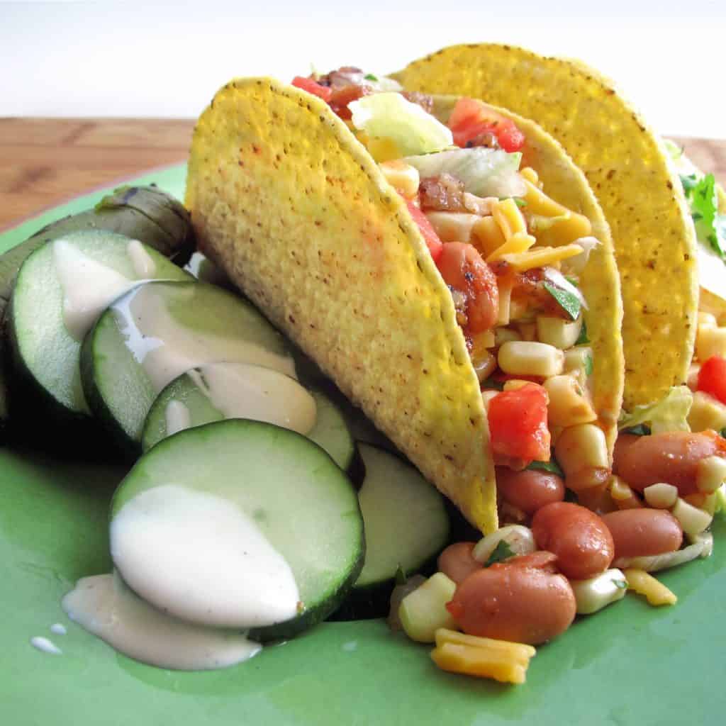 Crunchy Vegetable Tacos - The Scramble