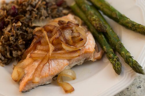 Baked Red Snapper with Golden Onions - The Scramble