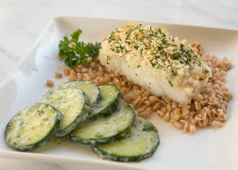 Crunchy Dijon Cod - The Scramble