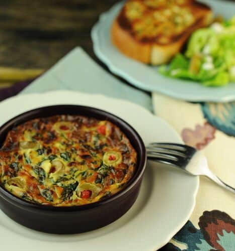 Crustless Spanish Quiche - The Scramble