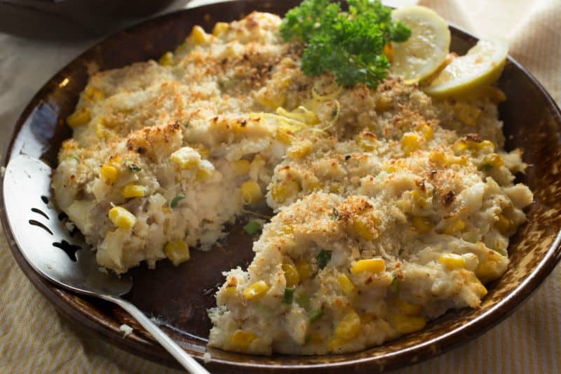 Cod and Corn Chowder Pie - The Scramble