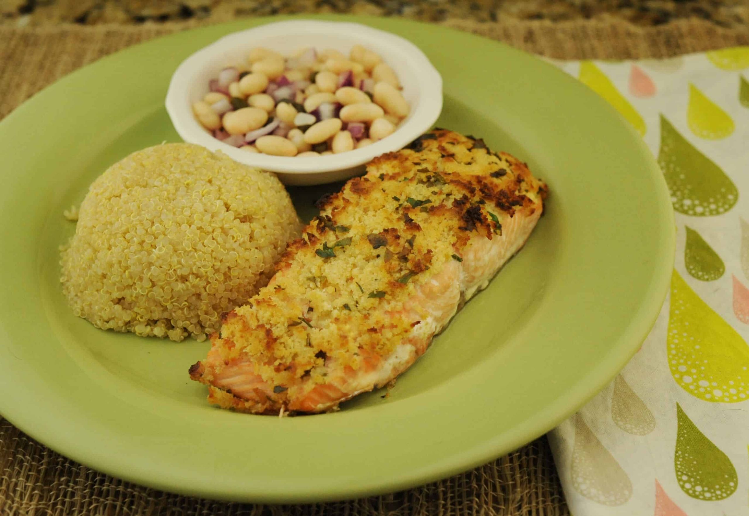 Salmon or Arctic Char with Lemony Panko Coating - The Scramble