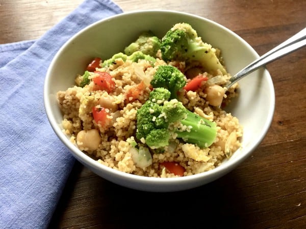 Couscous and Chickpea "Fried Rice" - The Scramble